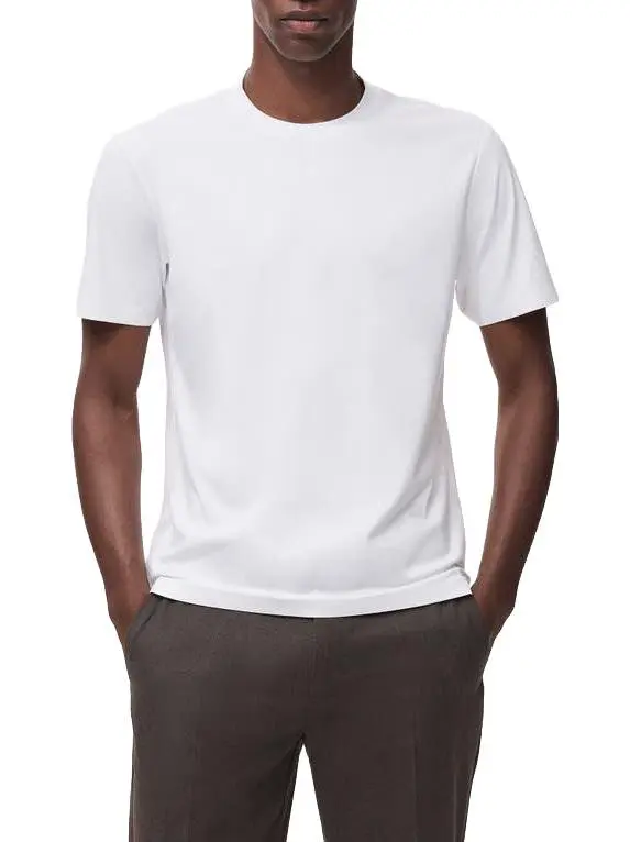 Mango Coolmax® Slim Fit T-shirt - White