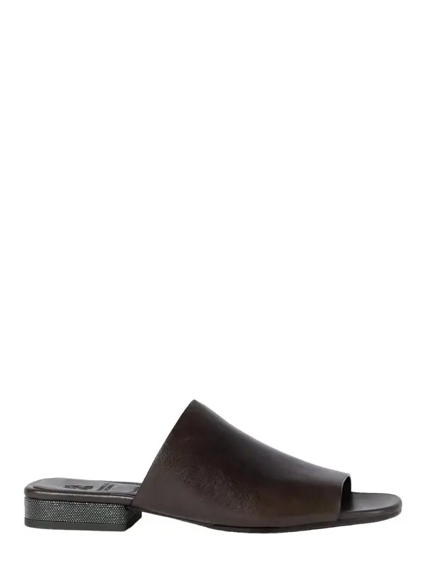 Brunello Cucinelli Monili-detail Sandals - Brown
