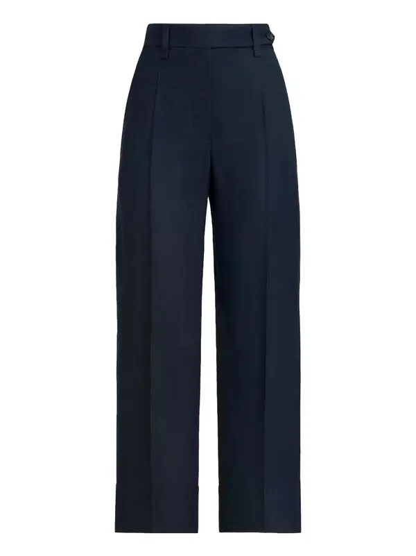 Brunello Cucinelli Monili-detail Trousers - Blue