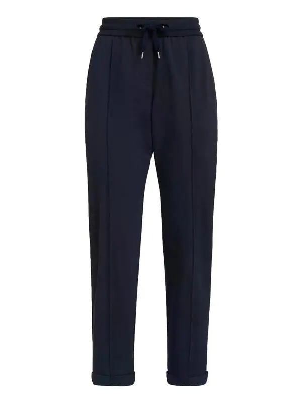 Brunello Cucinelli Drawstring Trousers - Blue