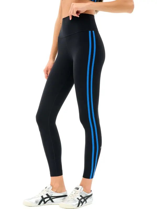 Splits59 High Waist Airweight Legging - Ella High Waist Airweight 7/8 Black/classic Blue