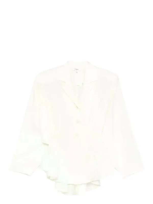 Chloé Ruffled Top - White