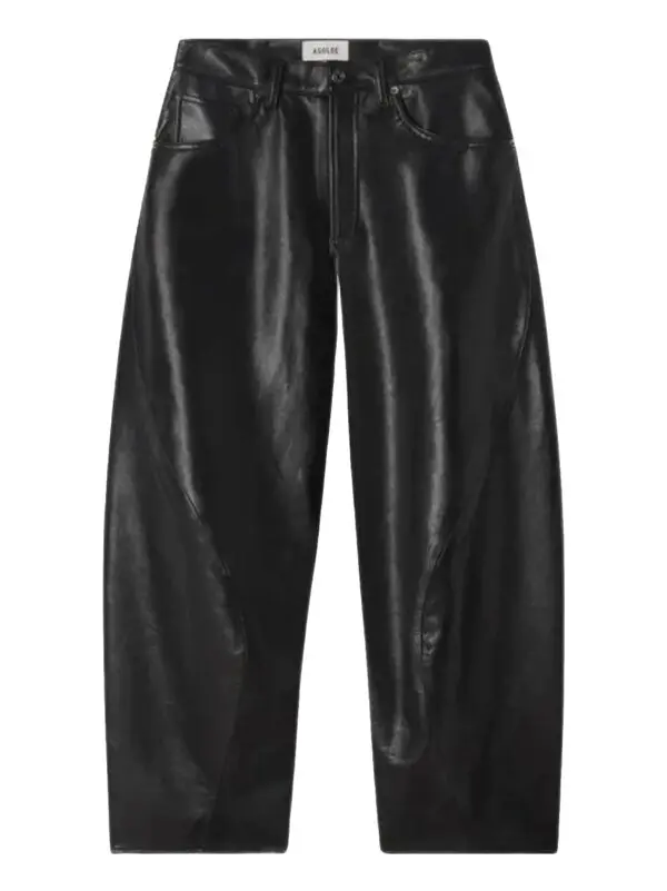 AGOLDE Twist Trousers - Black