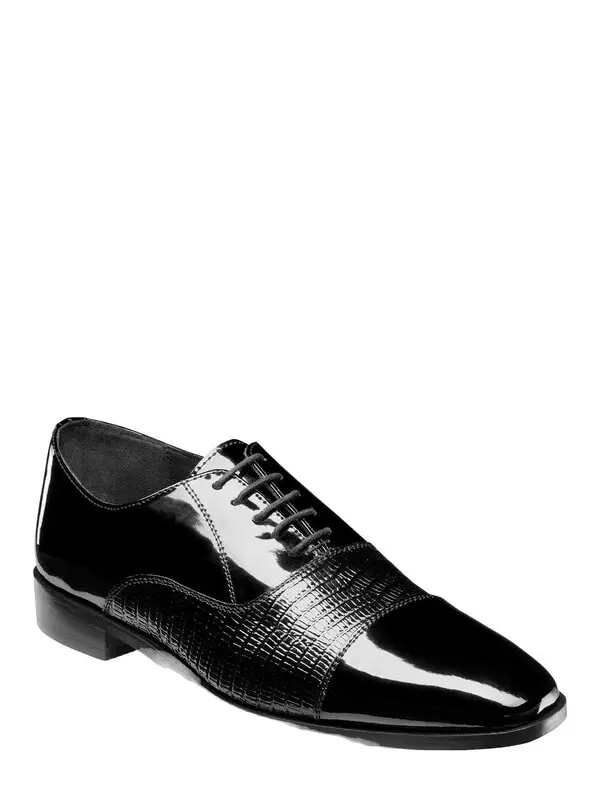 STACY ADAMS Razzeto Cap-toe Oxford - Black