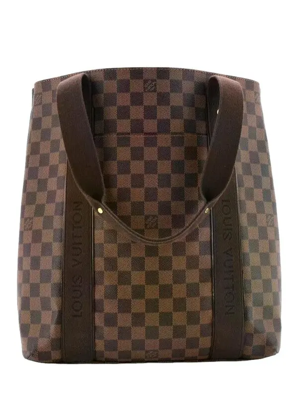 LOUIS VUITTON Cabas Beaubourg Damier Tote Bag - Brown