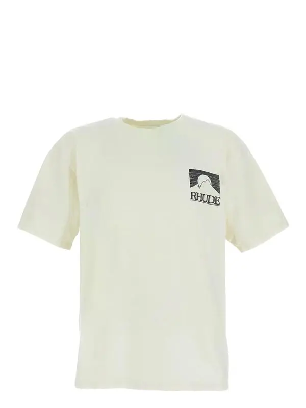 Rhude Logo-print T-shirt - White