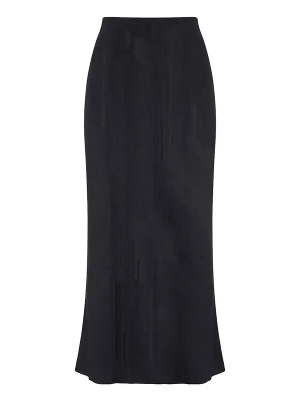 GLORIA COELHO X Isabella Fiorentino Split Midi Skirt - Black