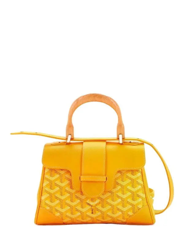 Goyard Saigon Top Handle Mini Shoulder Bag - Orange