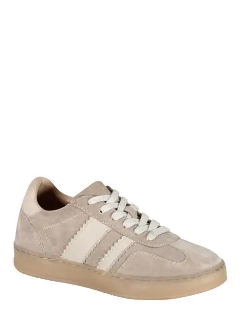 DIBA TRUE Jon Qwill Lace-up Suede Sneaker - Taupe/bone