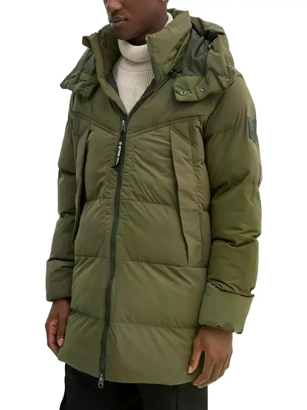 G-star Raw Padded Hooded Coat - Green