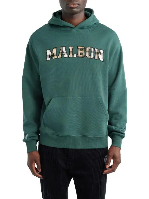 MALBON Fesque Preston Hoodie - Hunter Green