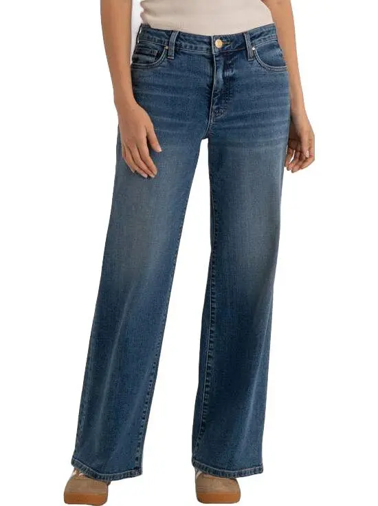 Kut From The Kloth Maya High Waist Wide Leg Jeans - Generous