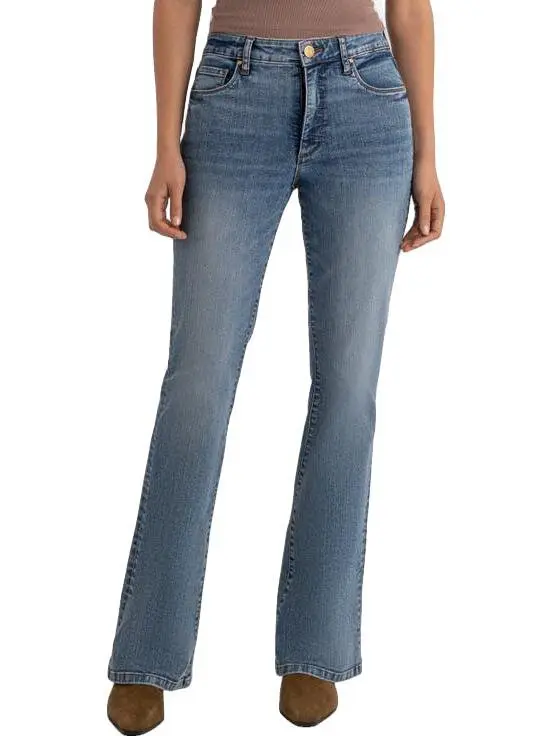 Kut From The Kloth High Waist Flare Leg Jeans - Obtain