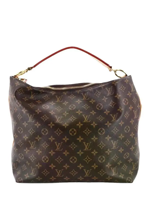 LOUIS VUITTON Sully Handbag Monogram Canvas Mm - Brown