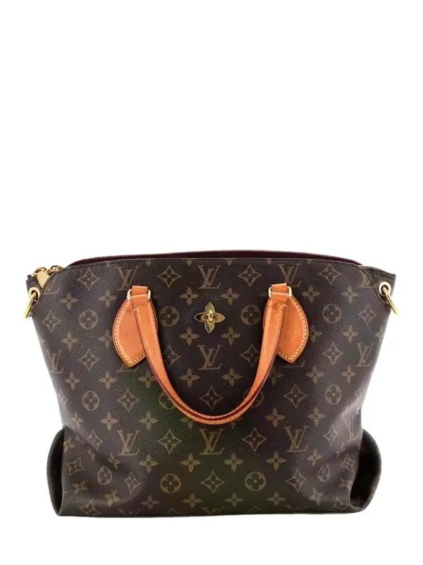 LOUIS VUITTON Flower Zipped Tote Monogram Canvas Mm - Brown