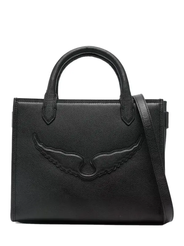 Zadig&Voltaire Angel Wings-appliqué Tote Bag - Black