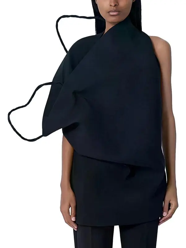 Issey Miyake Open-back Sleeveless Top - Black