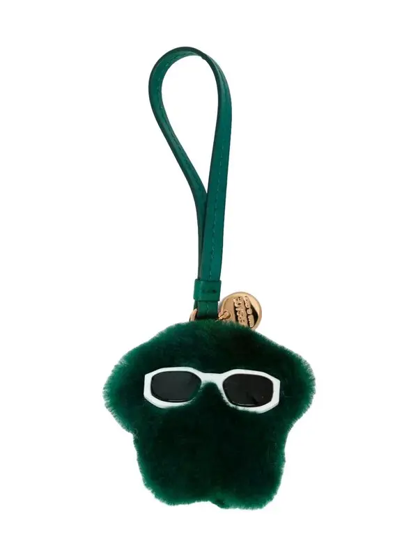 Versace Medusa Bag Charm - Green