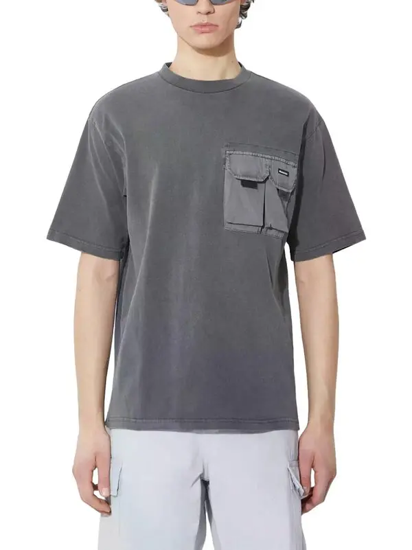 MANASTASH Patch-pocket T-shirt - Grey