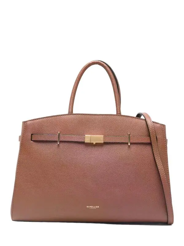 DEMELLIER The Midi Hudson Tote Bag - Brown