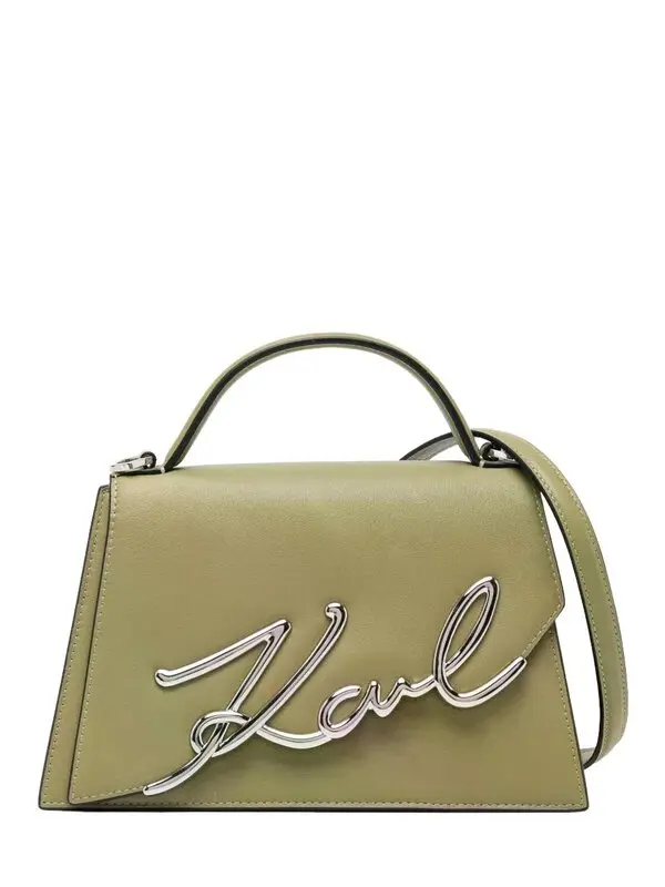 Karl Lagerfeld Ksignature 2.0 Md Crossbody Bag - Green