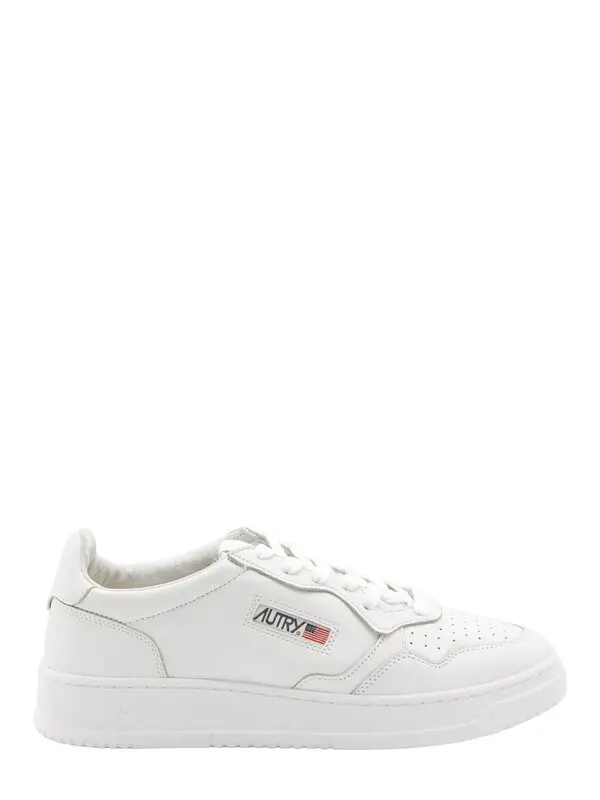 AUTRY Medalist Leather Sneakers - White