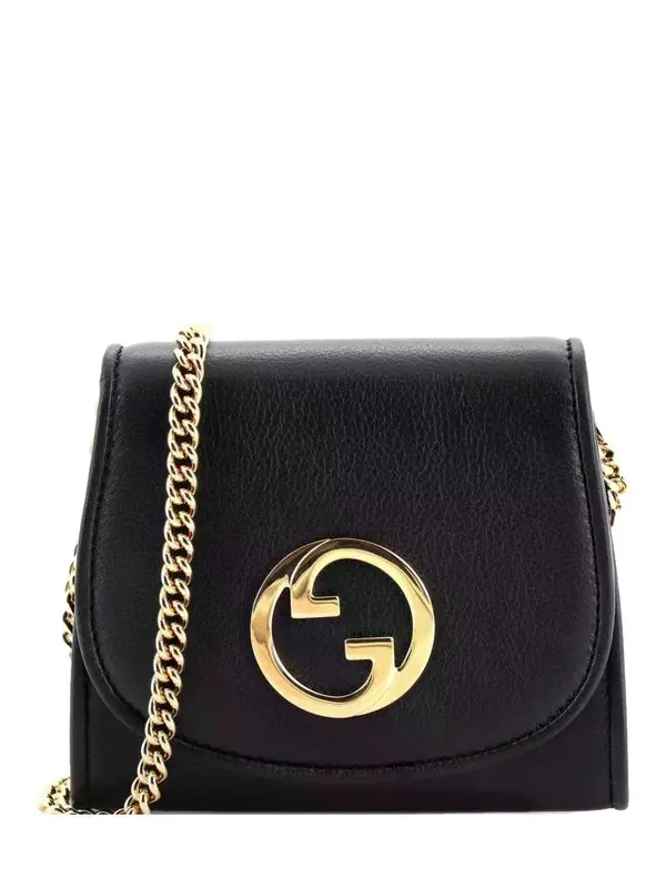 Gucci Blondie Nm Wallet On Chain Medium - Black