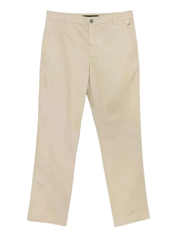 Karl Lagerfeld Logo-plaqued Chino Trousers - Neutrals