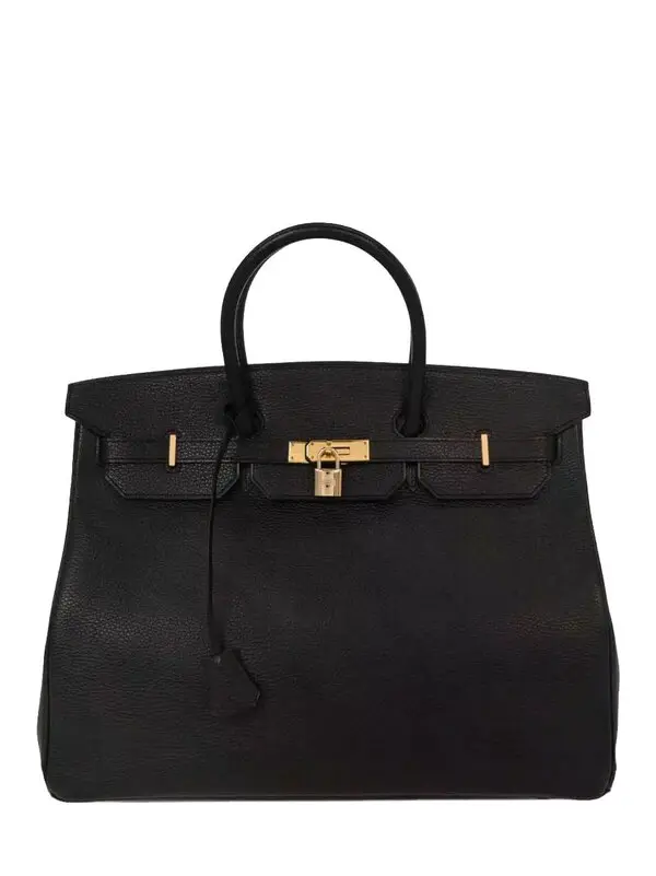 Hermès 1998 Birkin 40 Tote Bag - Black
