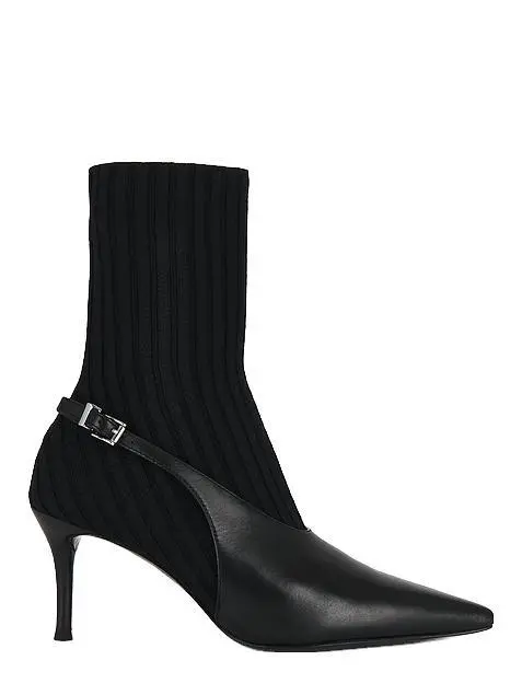 Rag & Bone Mercer Sock Slingback Ankle Boots - Black