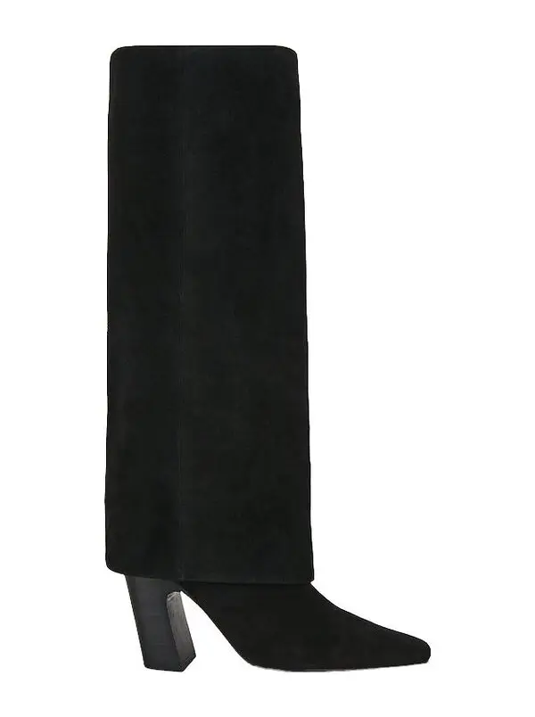 Raye Briella Fold Over Boot - Black