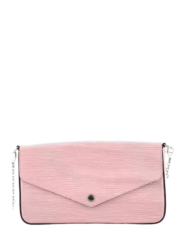 LOUIS VUITTON Felicie Pochette Epi Leather Crossbody Bag - Pink