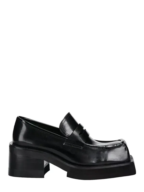 Jeffrey Campbell Square-toe Block Heel Pumps - Black