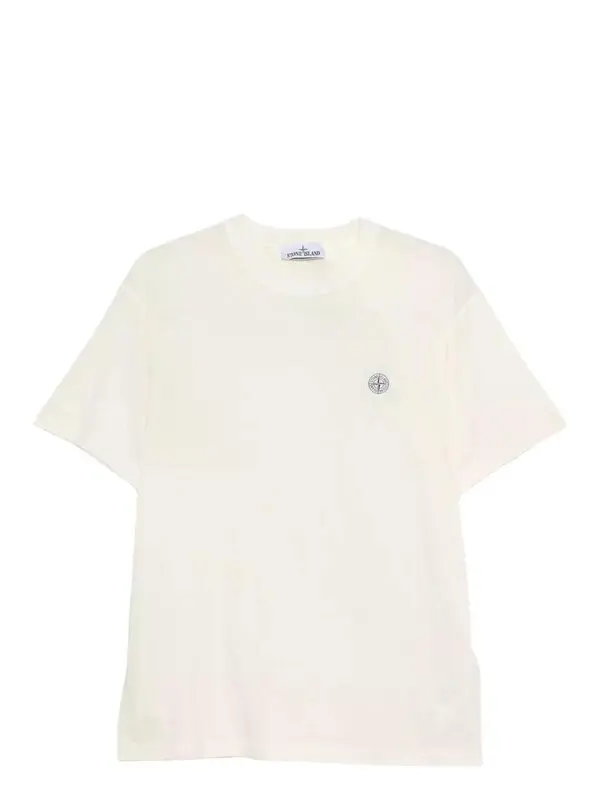 Stone Island Logo-patch T-shirt - Neutrals