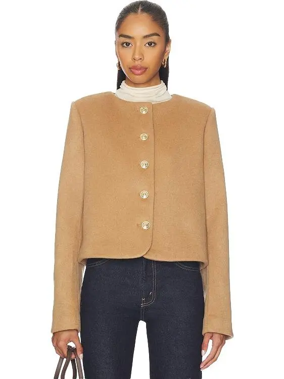 LOVERS AND FRIENDS Reign Wool Jacket - Camel