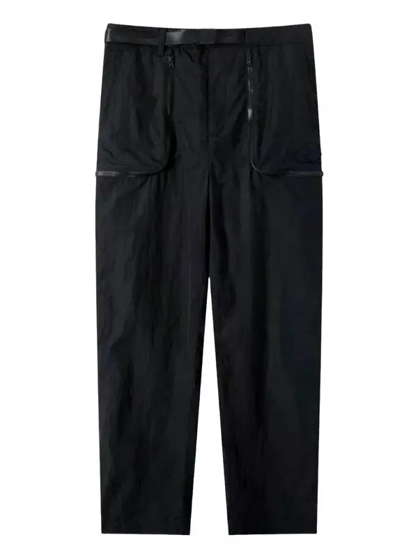 SPOONYARD Zipper-pockets Trousers - Black