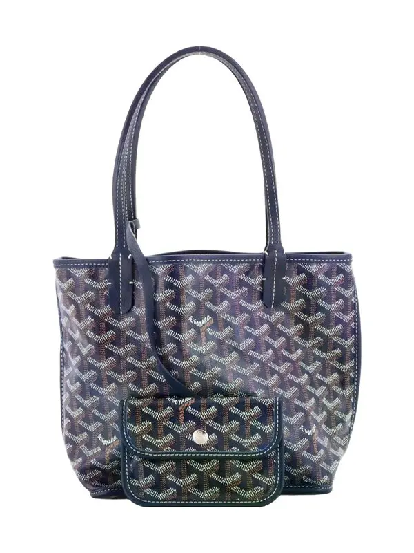 Goyard Anjou Reversible Coated Canvas Mini Satchel - Blue