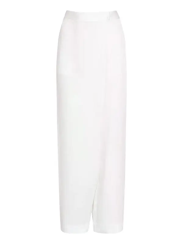 GLORIA COELHO Back-pocket Trousers - White