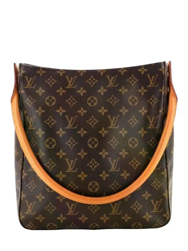 LOUIS VUITTON Looping Handbag Monogram Canvas Gm - Brown