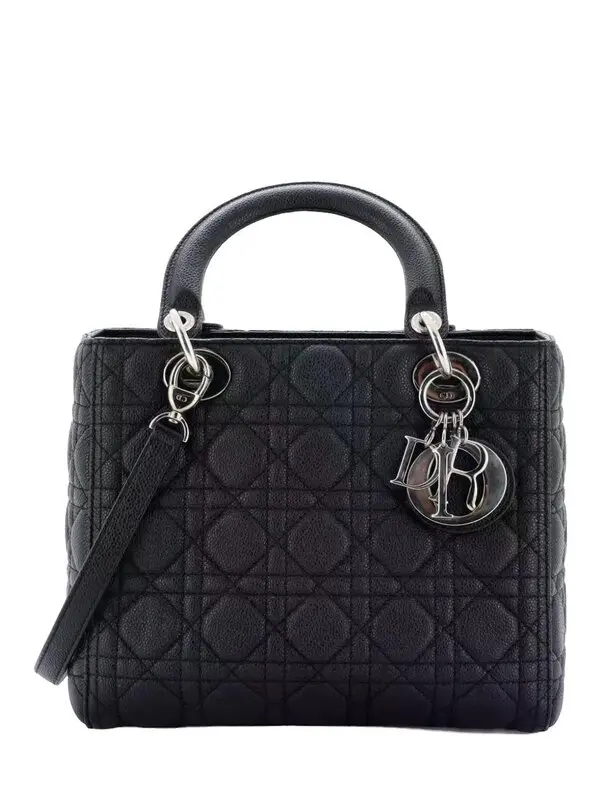 Dior Lady Medium Satchel - Black