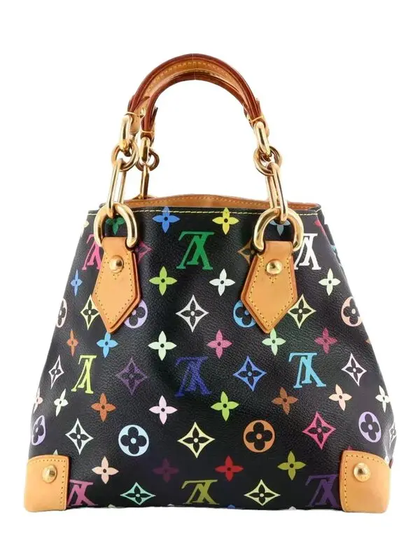 LOUIS VUITTON Audra Handbag Monogram Multicolor Satchel - Black