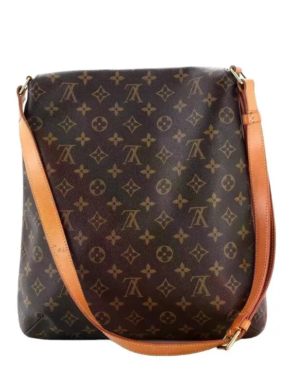 LOUIS VUITTON Musette Salsa Handbag Monogram Canvas Gm Crossbody Bag - Brown