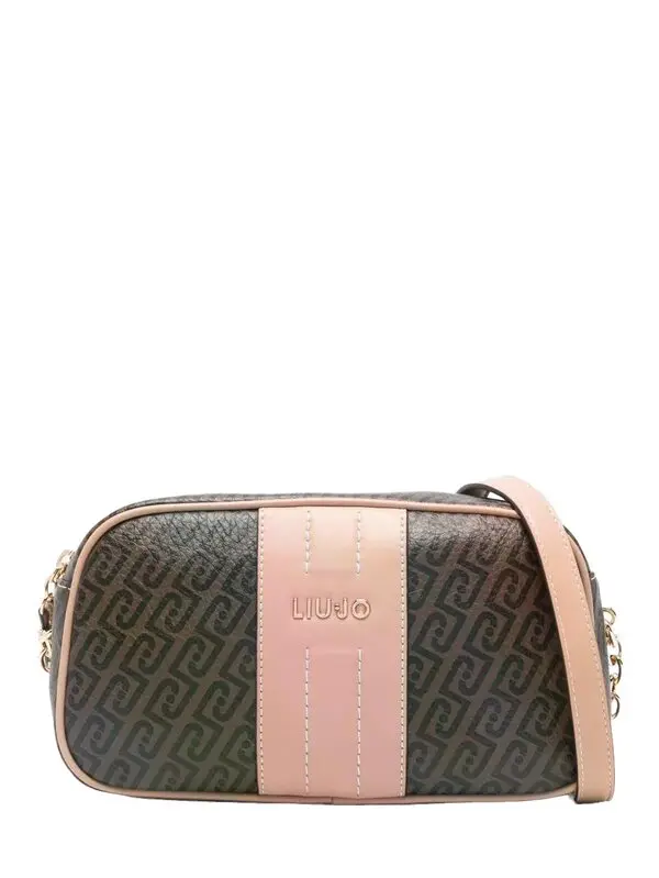 Liu Jo Logo-print Chain Crossbody Bag - Brown