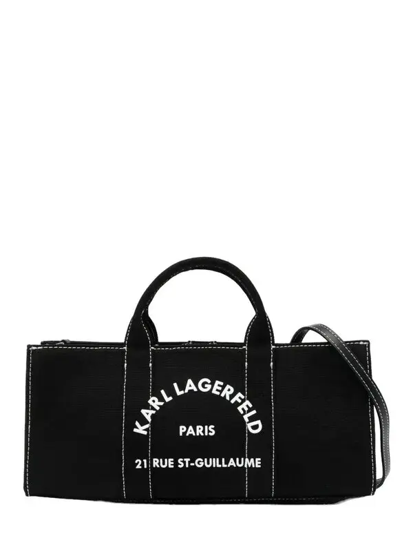 Karl Lagerfeld Ew Magazine Tote Bag - Black