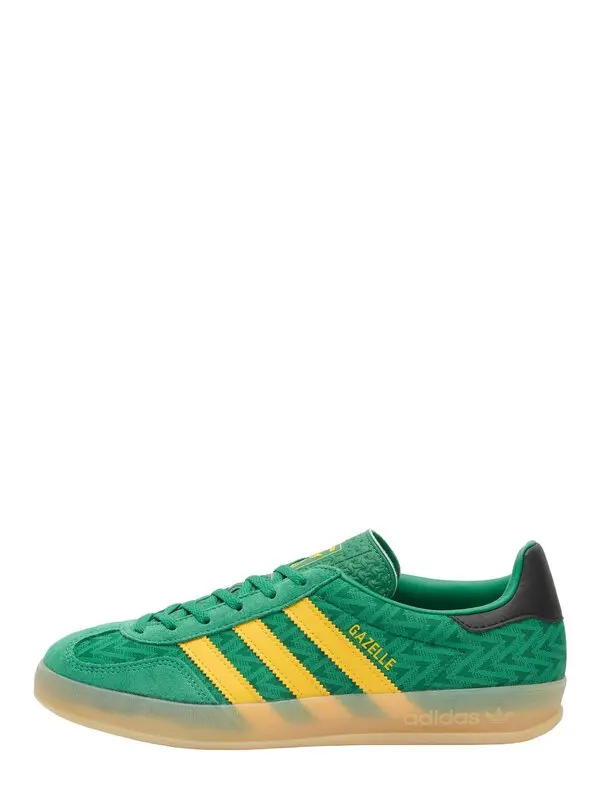 Adidas Gazelle Indoor Sneakers - Bold Green/eqt Yellow