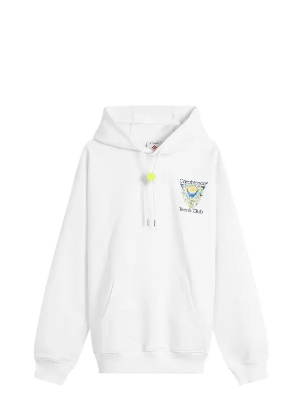 Casablanca Tennis Club Icon Hoodie - White