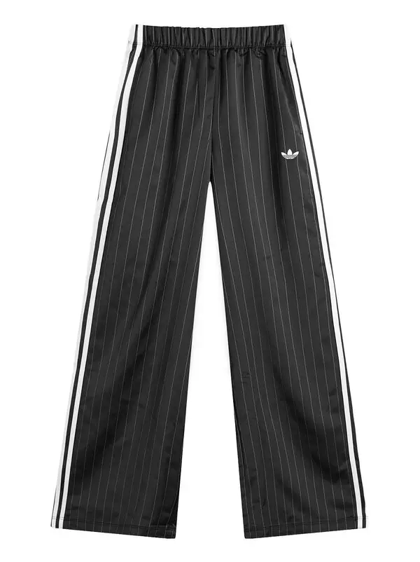 Adidas Satin Wide Leg Pants - Black