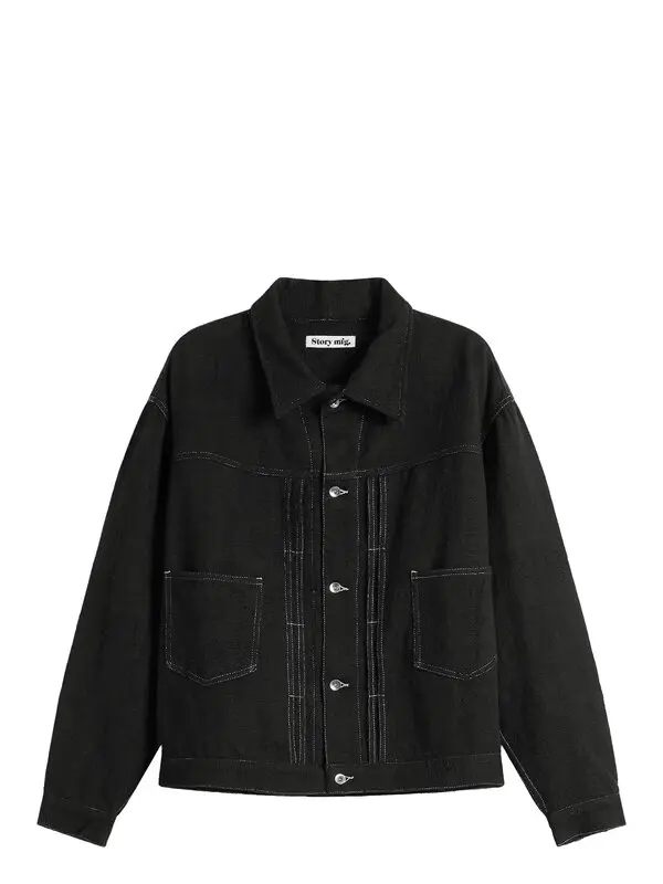 STORY MFG. Sundae Handloom Jacket - Black
