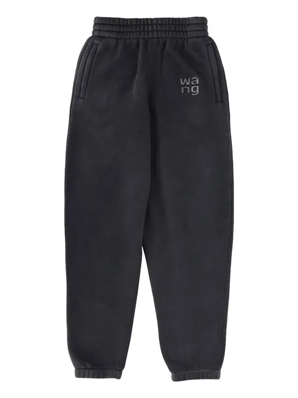 Alexander Wang Jogger Pants With Logo - Black