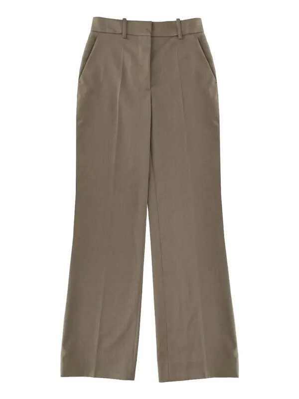 Victoria Beckham Straight Leg Trousers - Beige